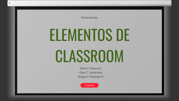 Elementos de Classroom | Genially