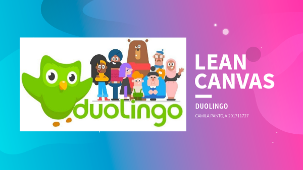 Duolingo Lean Canvas | Genially
