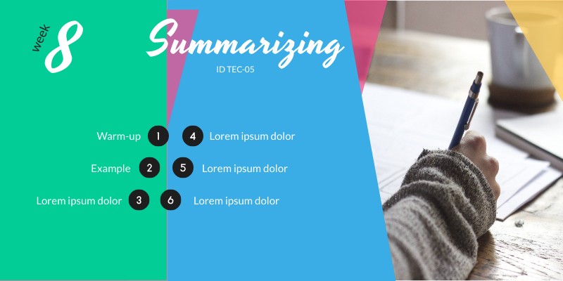 Summarizing | Genially