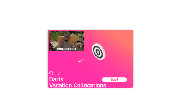 Collocation Vacation | Genially