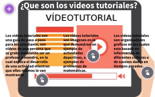 Vídeos tutoriales