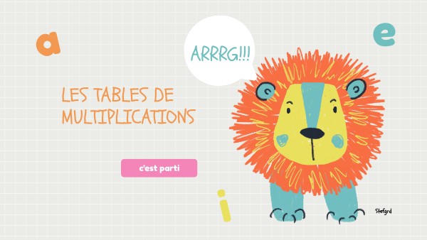 Les tables de multiplications | Genially