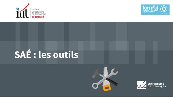 SAÉ : les outils | Genially