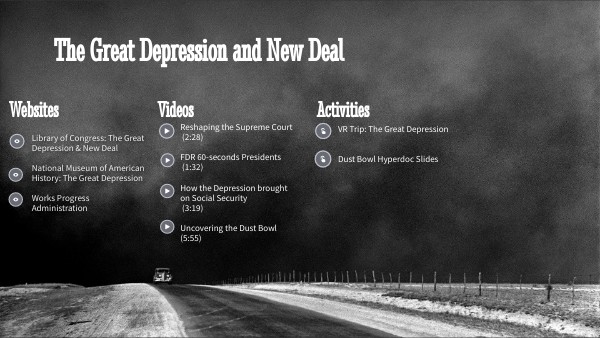 The Great Depression and New Deal