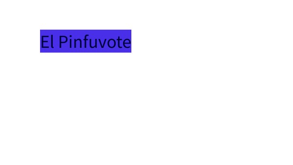 El pinfuvote | Genially
