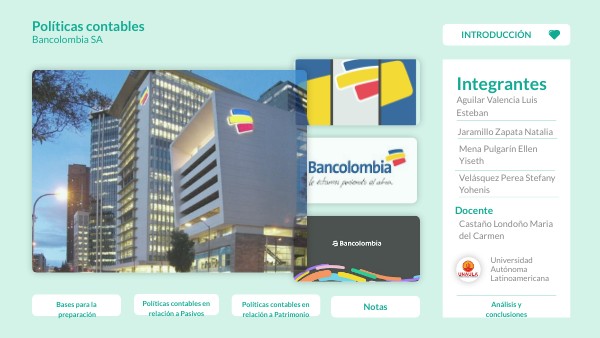 Políticas contables | Genially