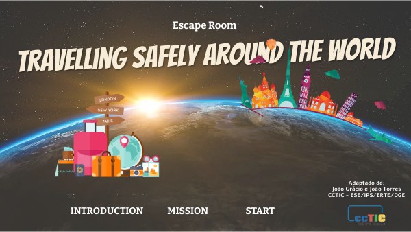 Escape Room - Travelling around the world safely | Genially