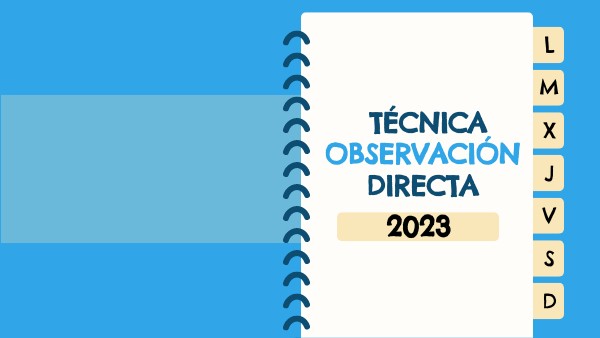 Técnica de observación directa