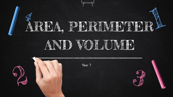 Area perimeter and volume | Genially
