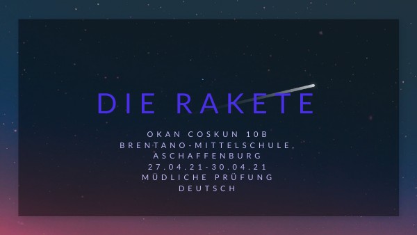 Copy - Okan Coskun !0B Rakete | Genially