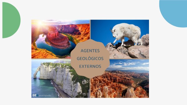 agentes geológicos externos