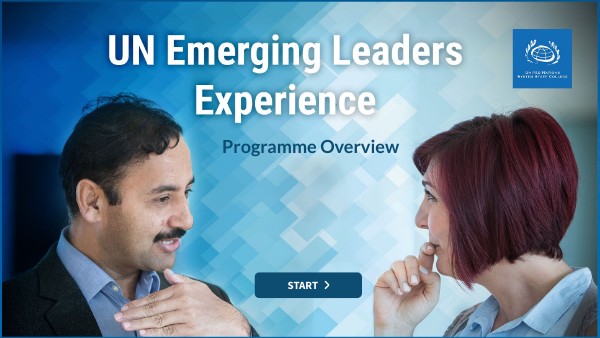 UN Emerging Leaders e- Learning - Programme Overview - Autumn Edition