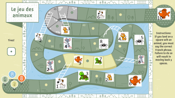 Le Jeu des Animaux - inspired by Comète 1 | Genially