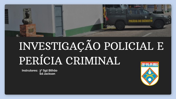 Pericia Criminal 1º | Genially