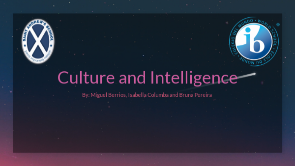 Intelligence and culture 2 | Genially