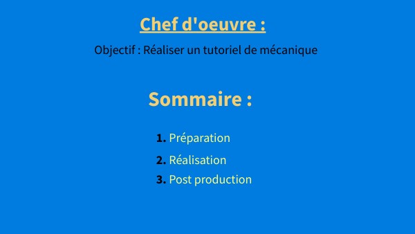Oral chef-d'oeuvre | Genially