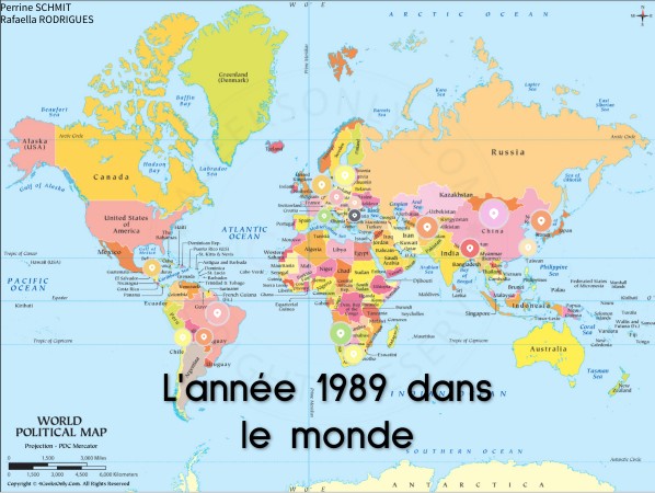 L'ANNÉE 1989 DANS LE MONDE | Genially