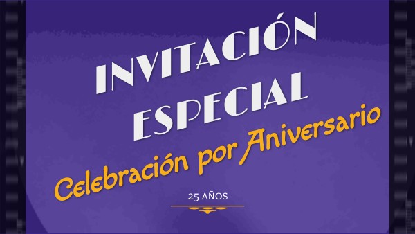 INVITACIÓN POR ANIVERSARIO | Genially