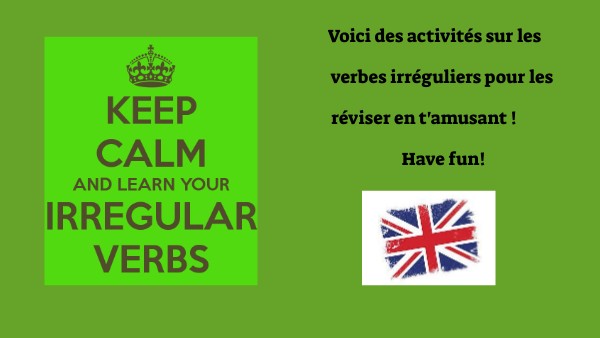 Irregular verbs activities
