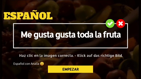 COLE1.6: Me gusta la fruta