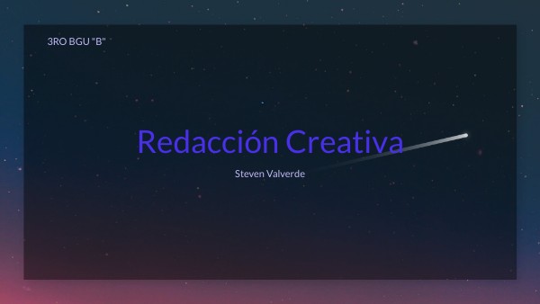 Redacción creativa | Genially