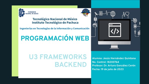U4 FRAMEWORKS BACKEND