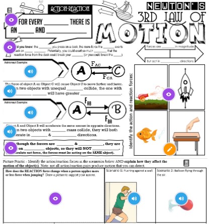 3rd Law Doodle Notes, for 2024, final | Genially