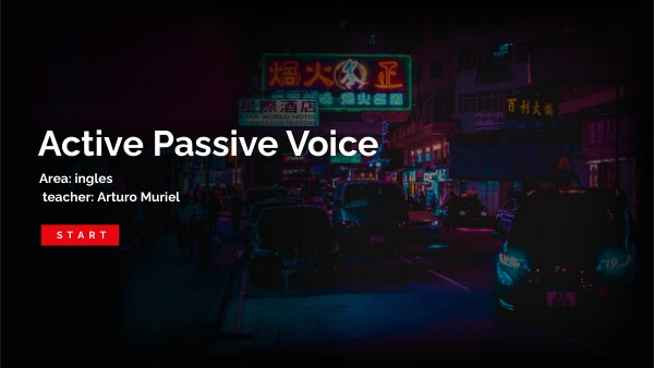 active passive voice | Genially