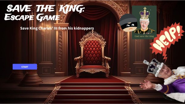 SAVE THE KING: ESCAPE GAME(WALES) | Genially