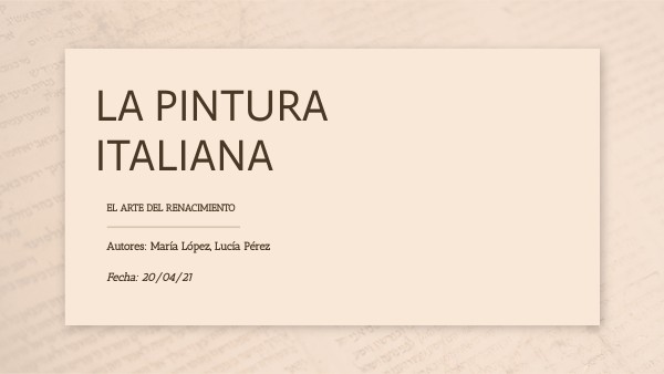 El arte del renacimiento