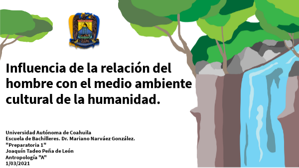Relación del hombre con el medio ambiente