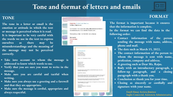 Tone and Format Emyli Arrieta | Genially