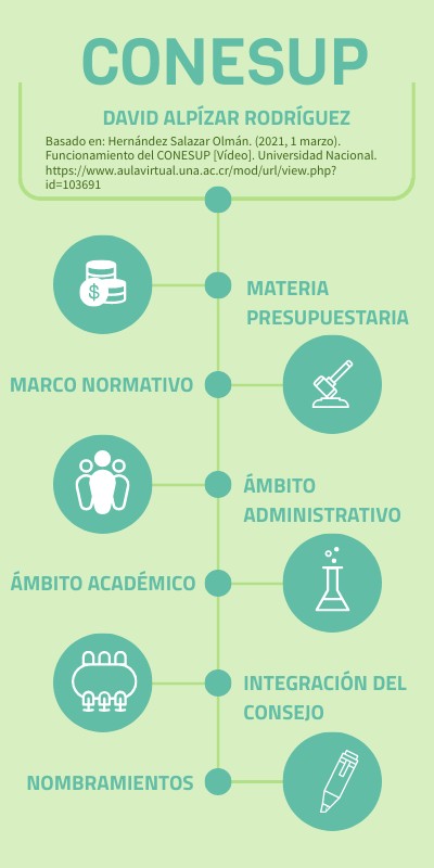 Funcionamiento del CONESUP | Genially