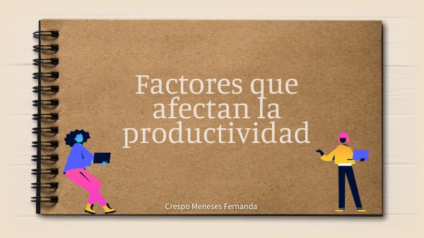 FACTORES QUE AFECTAN LA PRODUCTIVIDAD | Genially