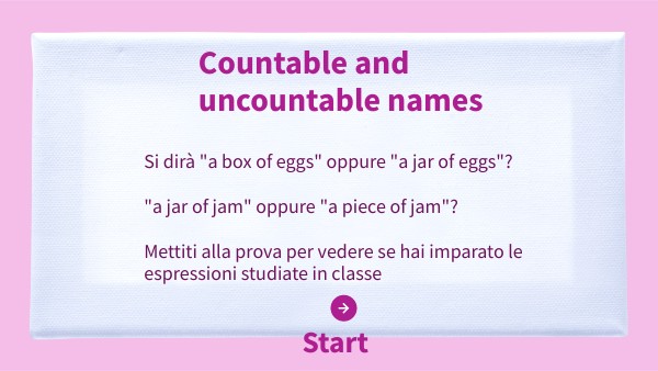 Countable and uncountable names