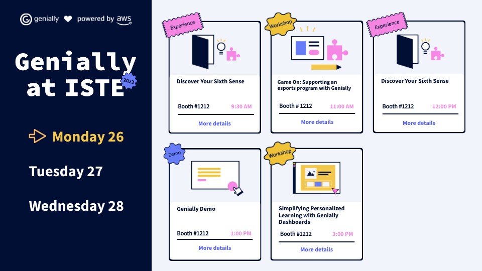 Genially Full Program ISTE23