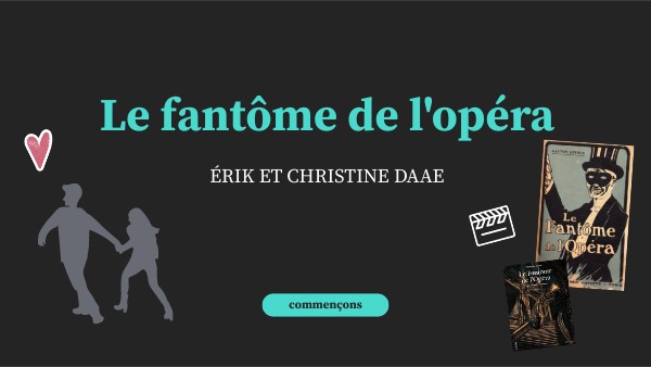 Le fantôme de l'opéra | Genially