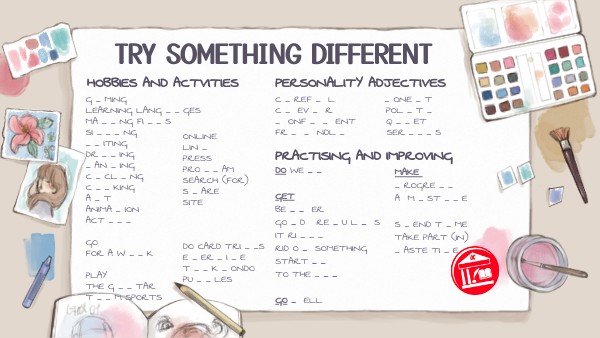 (KEY) Mind Map: Try something different