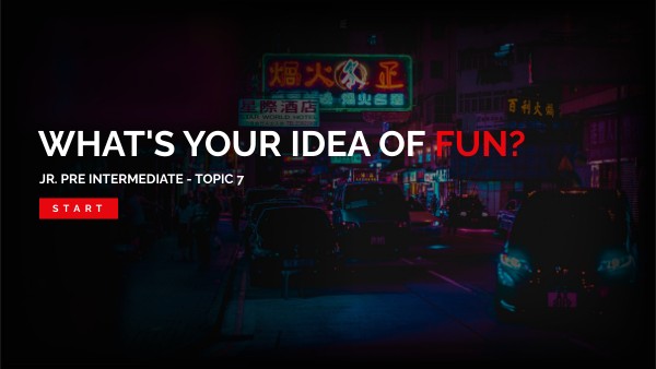 Introduction To Topic 7 Jr Pre Genially