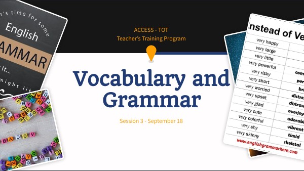 VOCABULARY-GRAMMAR | Genially