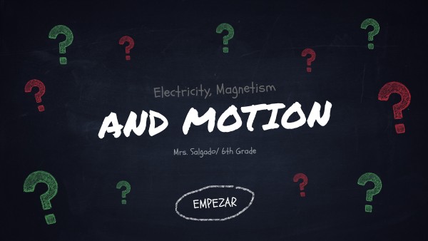 QUIZ ELECTRICITY, MAGNETISM, AND MOTION