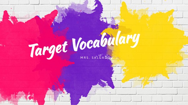 TARGET VOCABULARY HURRICANE WATCH