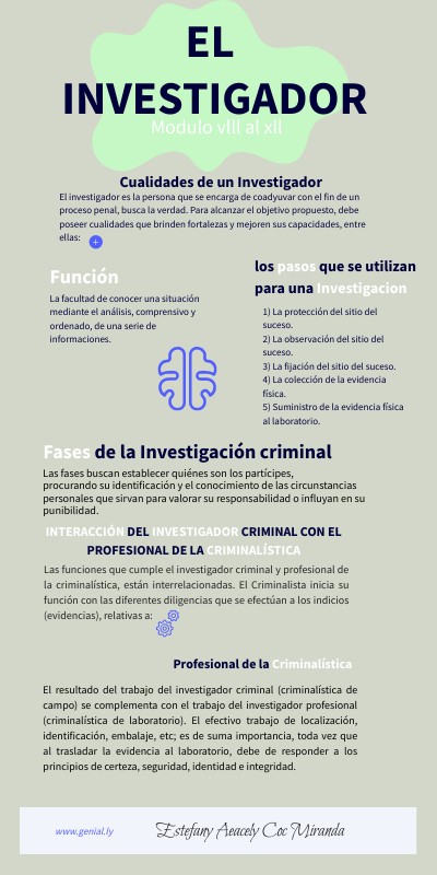 el investigador | Genially