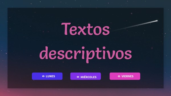 TEXTOS DESCRIPTIVOS | Genially