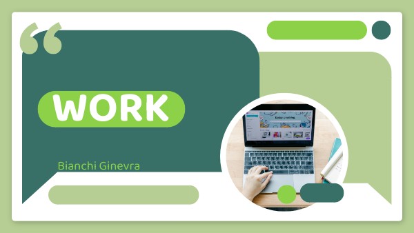 WORK - Ginevra Bianchi | Genially