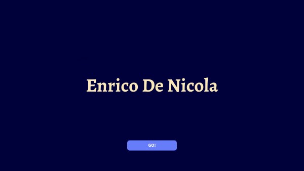 Enrico De Nicola | Genially
