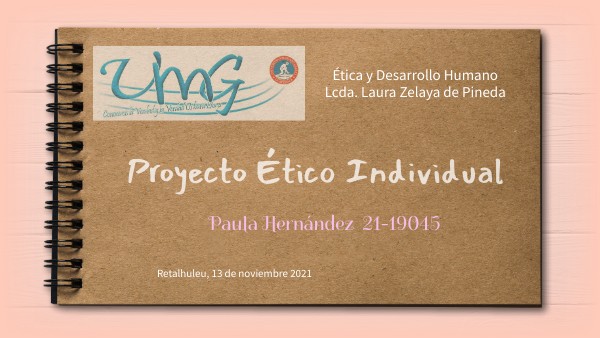 Proyecto Ético Individual | Genially