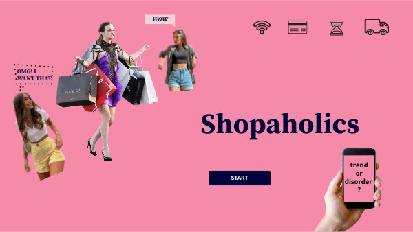 shopaholics | Genially