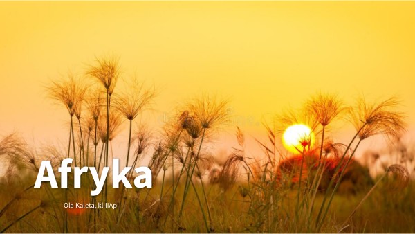 Afryka | Genially