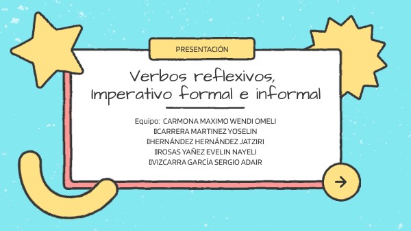 Verbos Reflexivos, Imperativo formal e informal | Genially